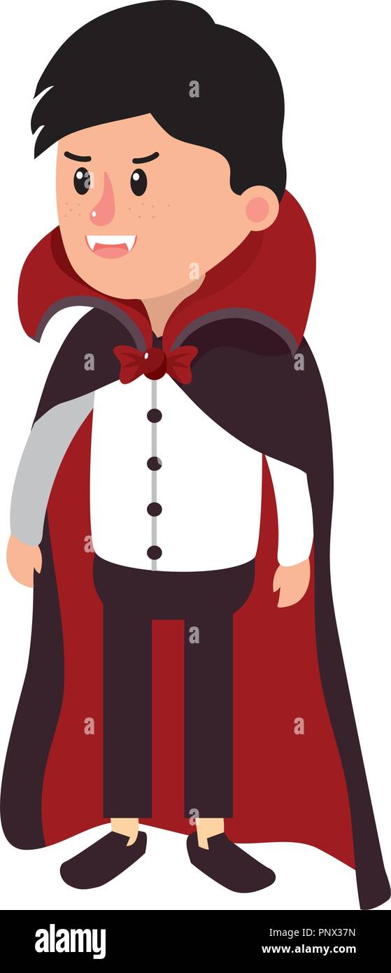 Happy dracula boy costume Stock Vector Images - Alamy