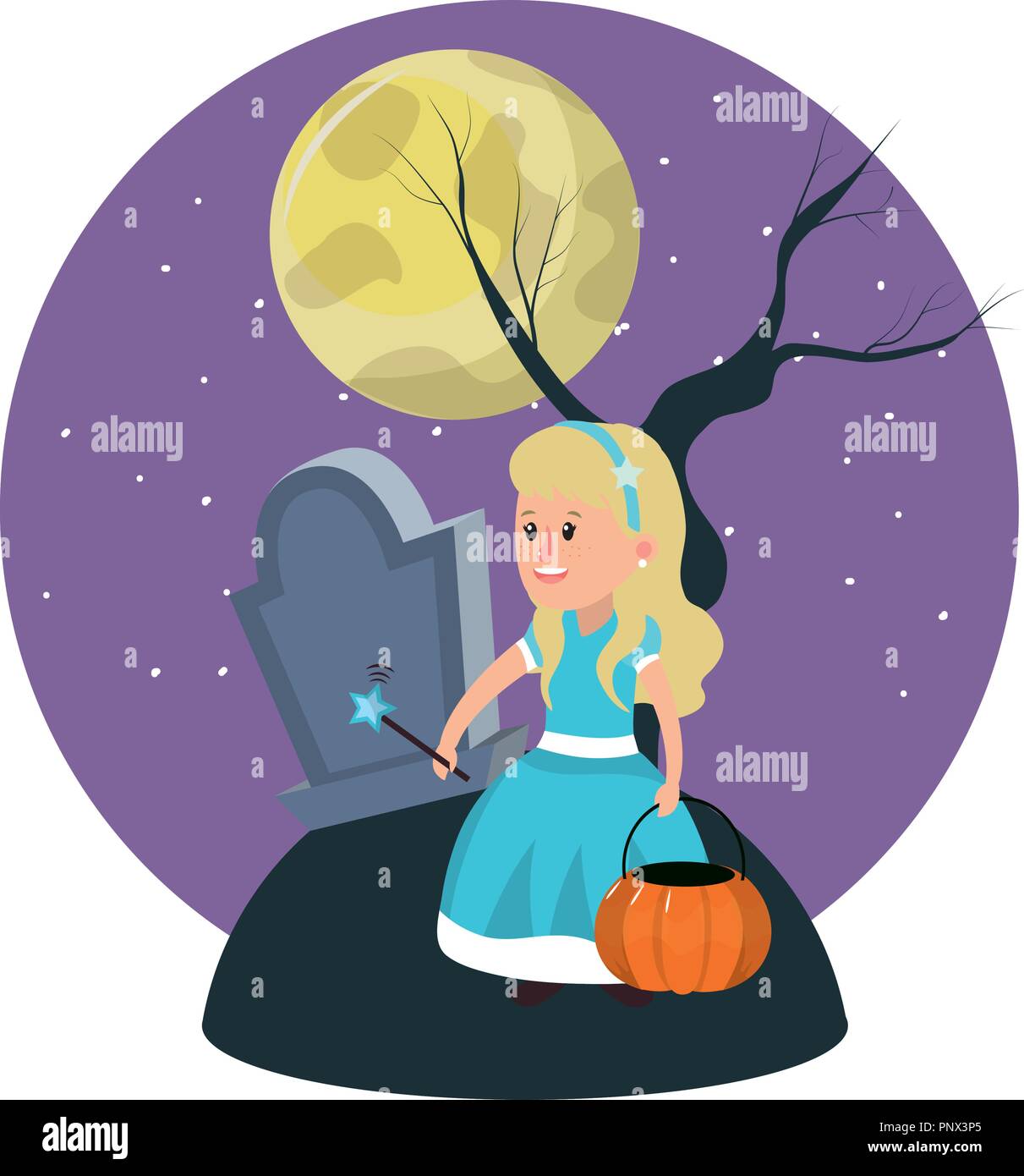 Fairy cemetery Stock Vector Images - Alamy