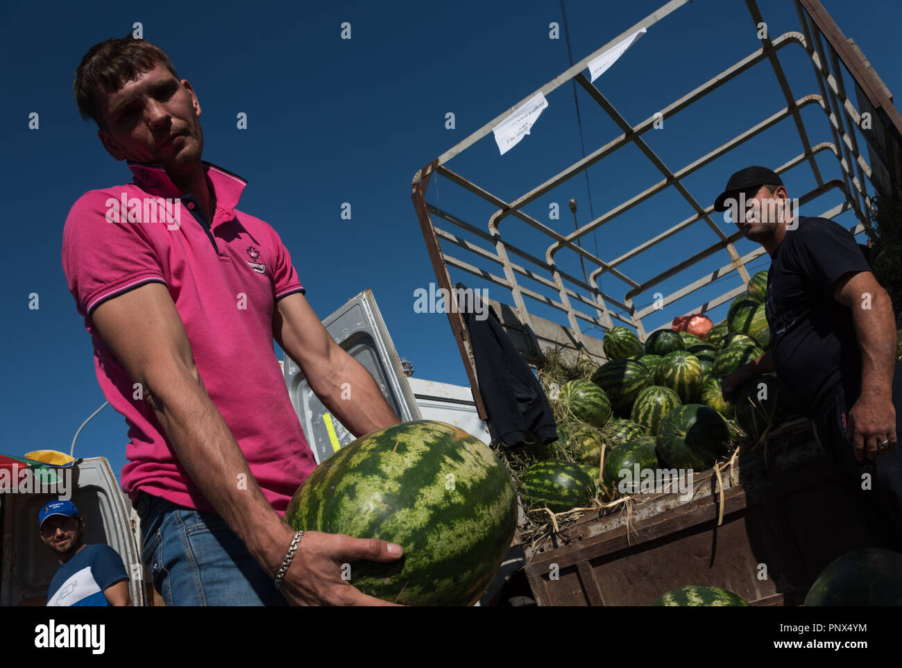 Water melon seller hi-res stock photography and images - Alamy