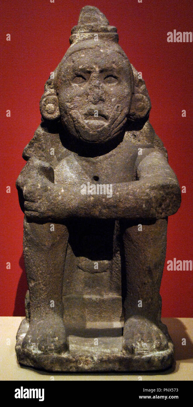 Pre-Columbian Art. Aztec. Mexico. Seated Deity (Macuilxochitl). 15th ...