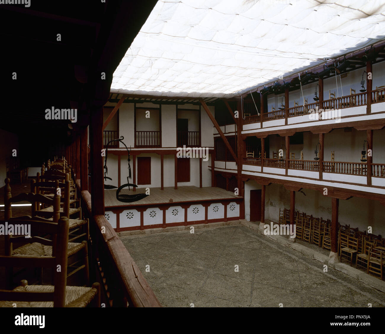 Open Air Comedy theater (Corral de Comedias) (16th and 17th centuries ...