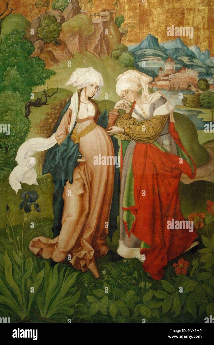 The Visitation. XVI century. Master M.S. It comes from Selmecba´nya ...