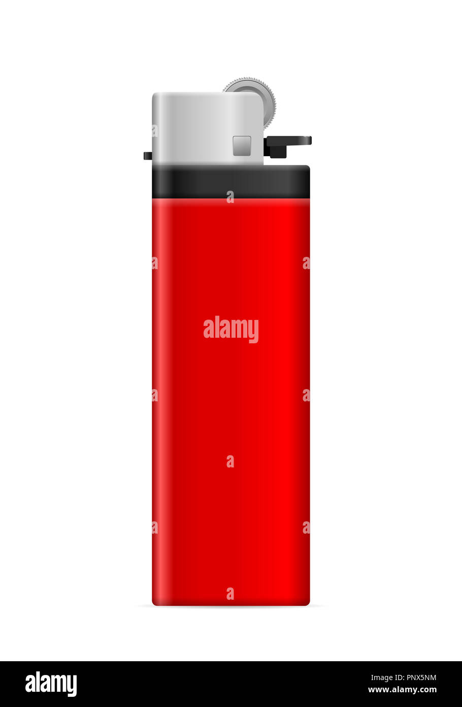Lighter on a white background. Vector illustration Stock Photo - Alamy
