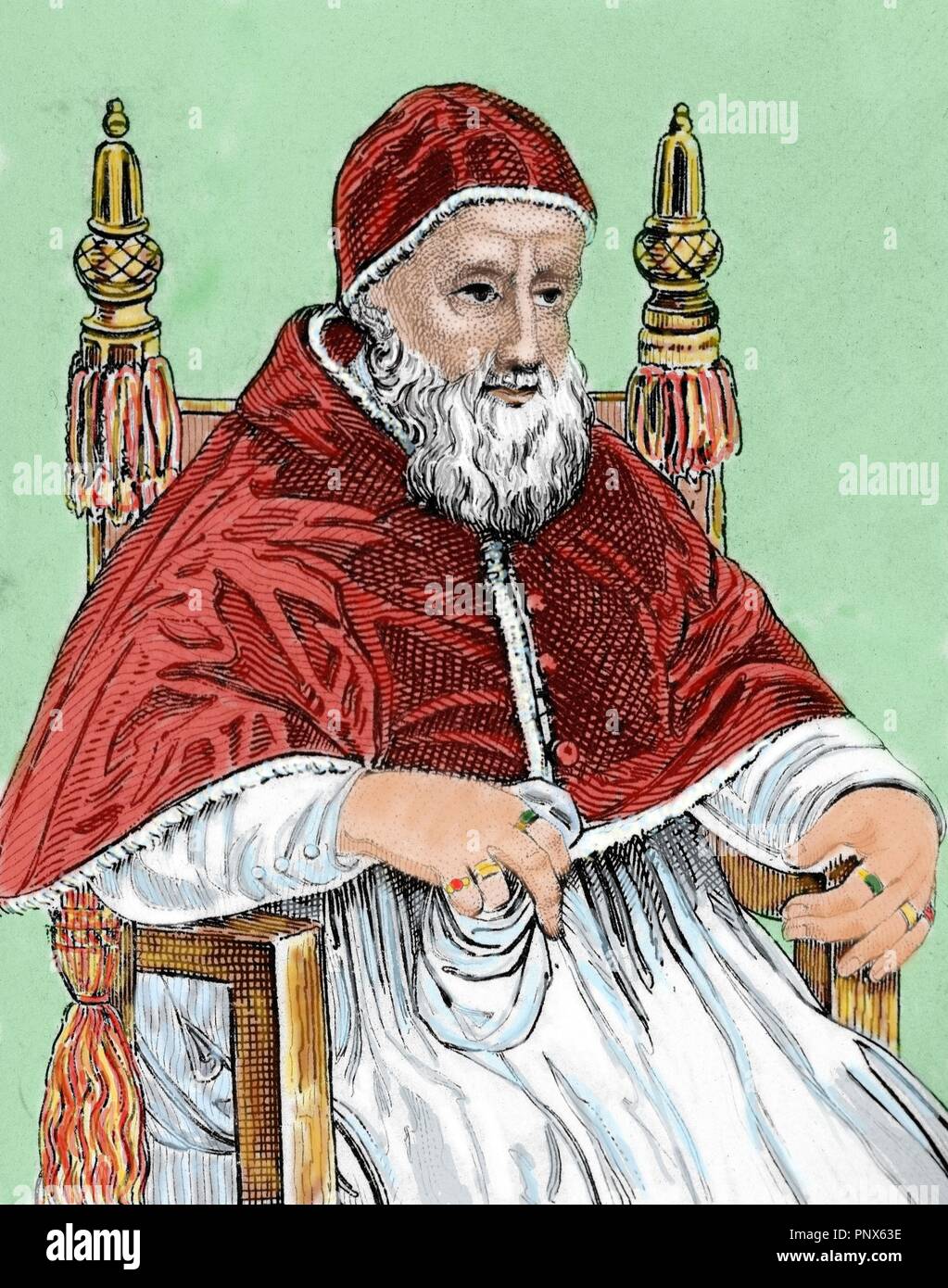 Julius II (1443–1513), nicknamed "The Fearsome Pope" and "The Warrior ...