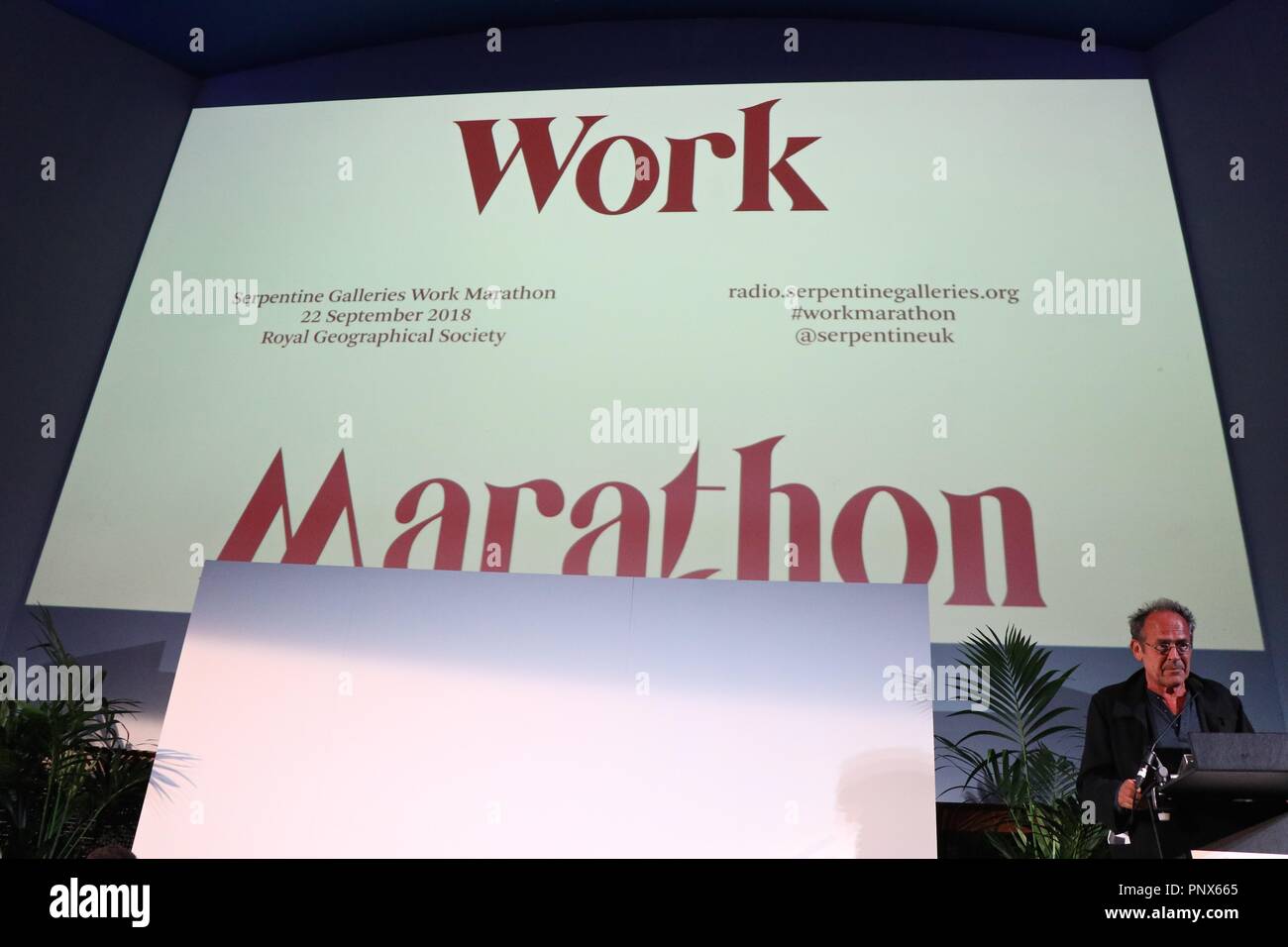 Serpentine Galleries Work Marathon 2018 Stock Photo - Alamy