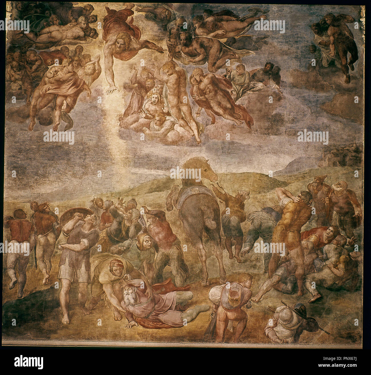 'The Conversion of Saul', c. 1542-1545, Fresco, 625 x 661 cm. Author: Michelangelo. Location ...