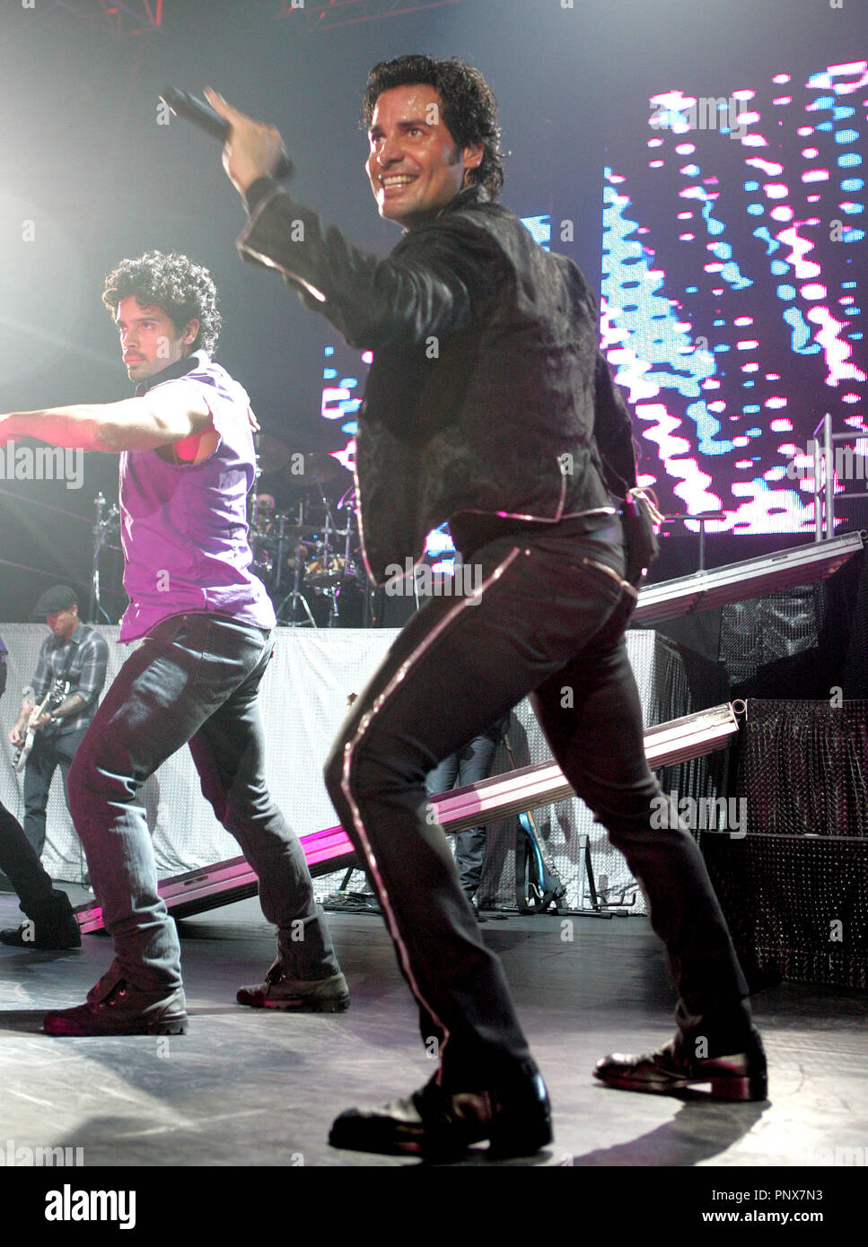 Puerto Rican latin pop singer Chayanne performs at the Seminole Hard ...