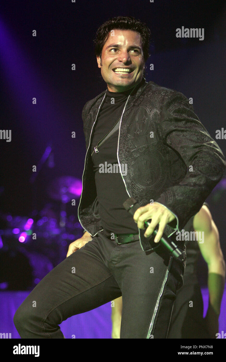 Puerto Rican latin pop singer Chayanne performs at the Seminole Hard ...