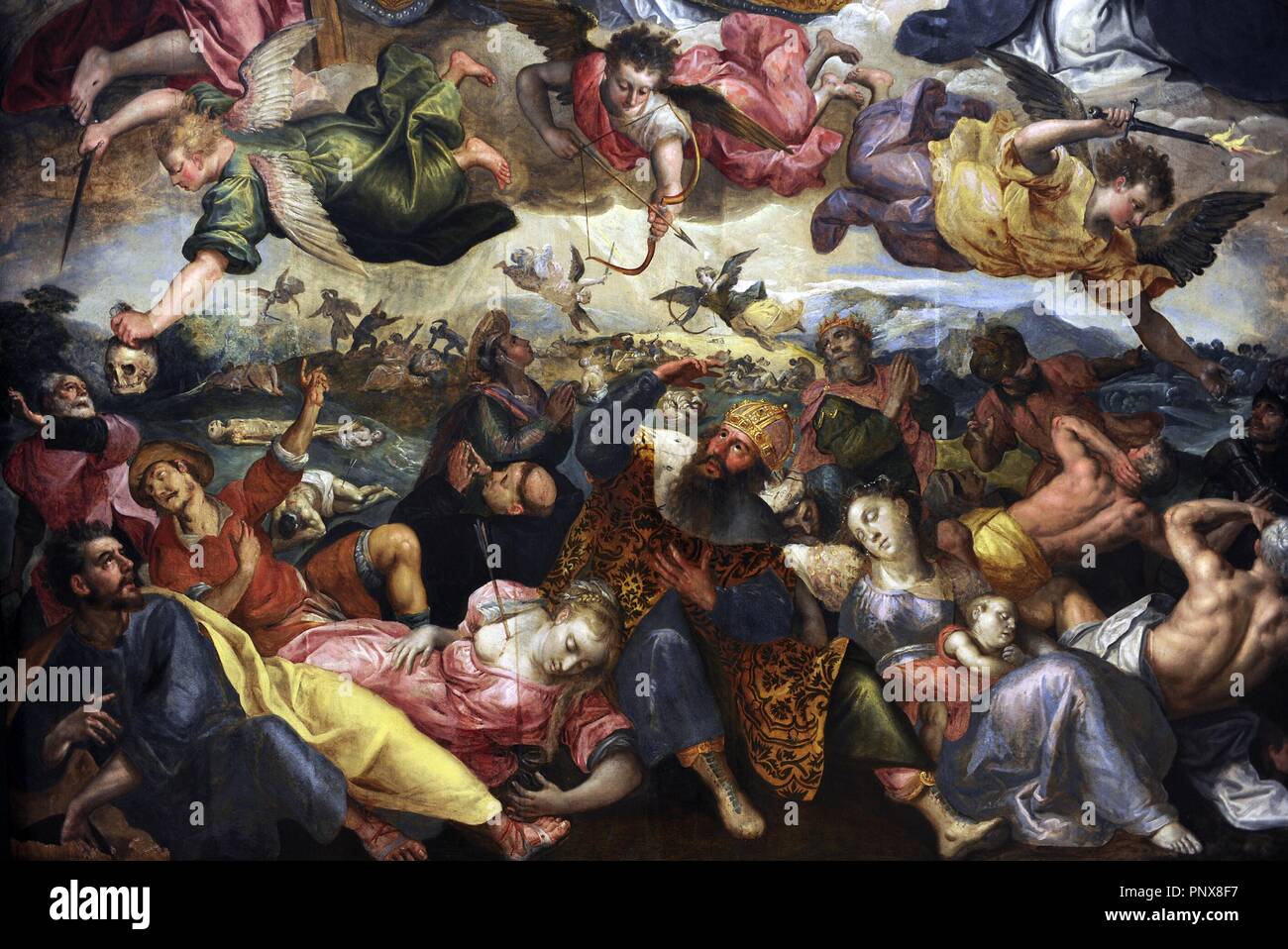 Cornelis de Vos (1584-1651). Flemish painter. The Last Judgment, 1600 ...