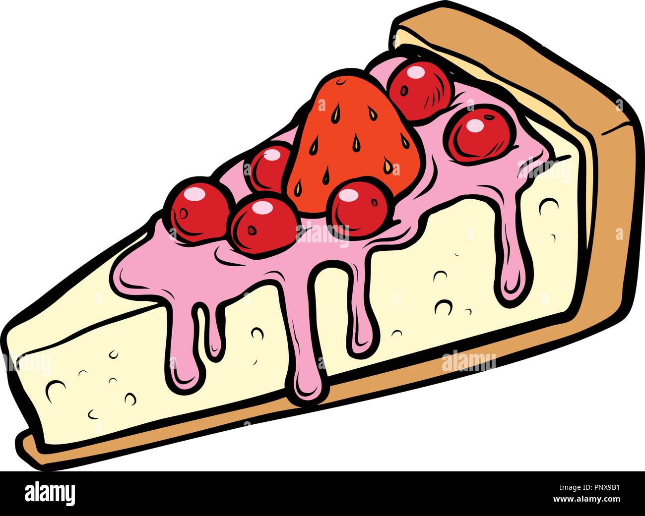 Sweet pastry cake pie Stock Vector Images - Alamy