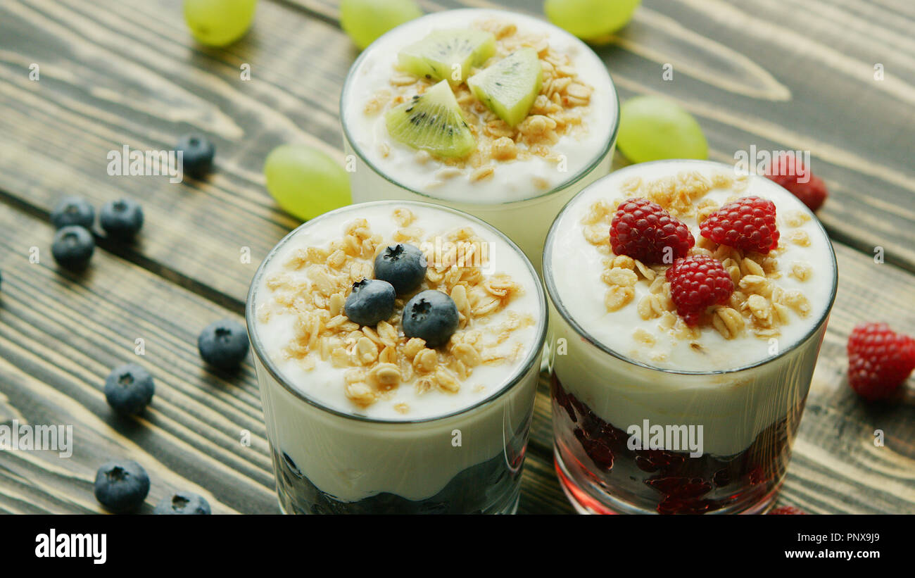 Yogurt desserts hi-res stock photography and images - Alamy