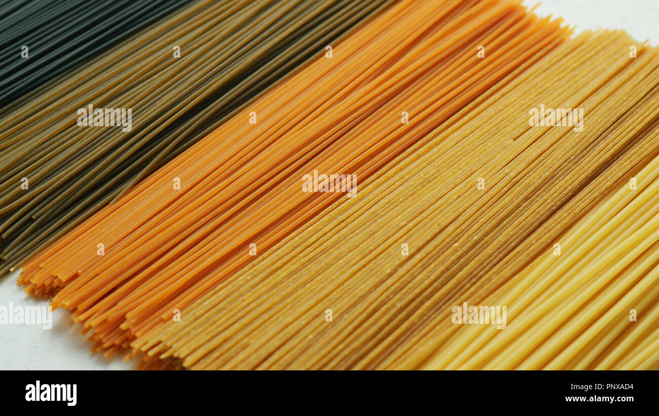 Colorful long pasta hi-res stock photography and images - Alamy