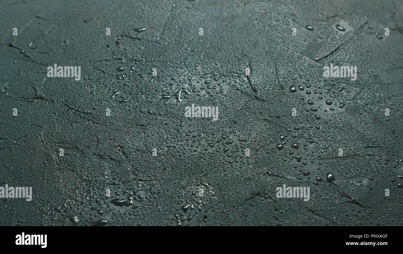 Wet stone surface in drops Stock Photo - Alamy