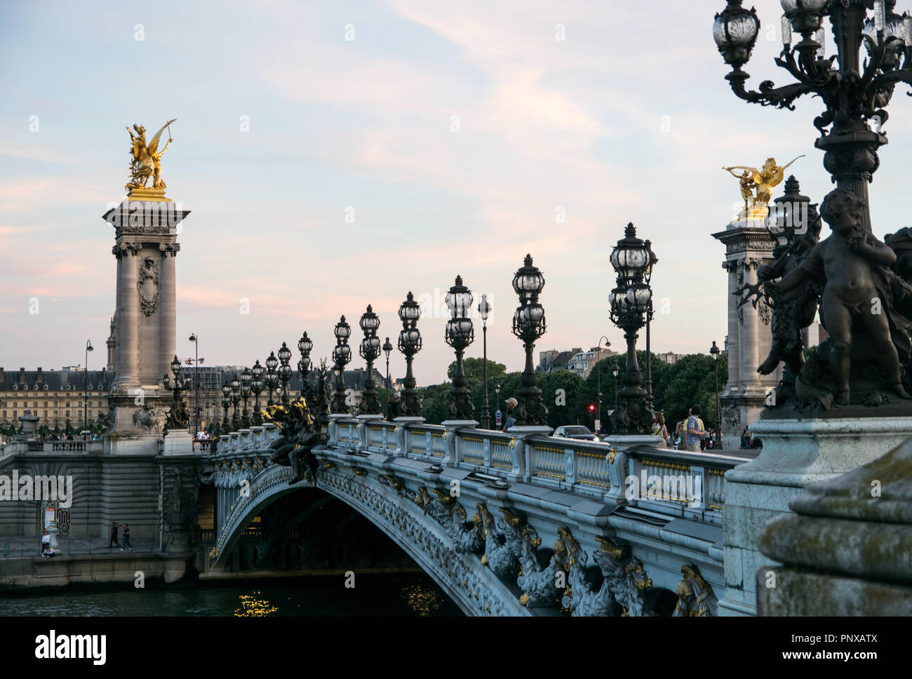 Alexandre III Bridge Stock Photo - Alamy