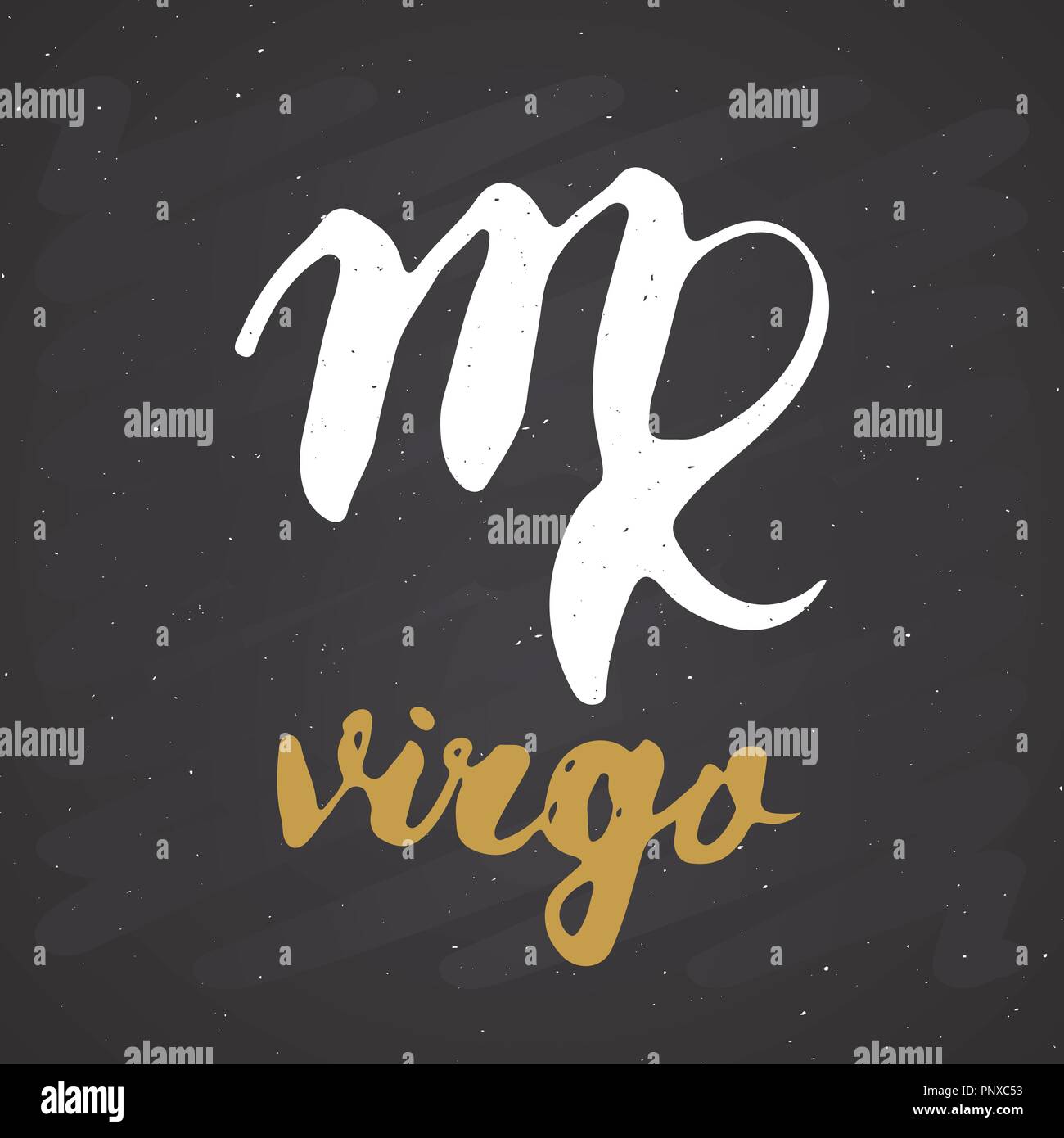 Printable Virgo Zodiac Symbol Astrological Signs And