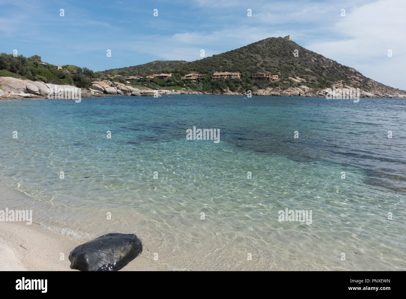 Beautiful Clear water, Sardinian coastline, Sardinia, Italy Stock Photo ...