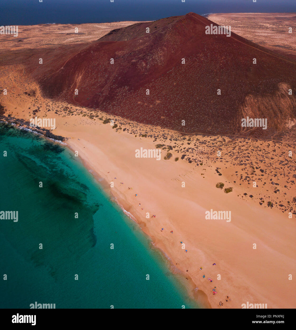 Sand beach mountain hi-res stock photography and images - Alamy