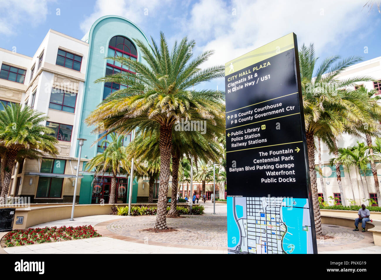 Map of palm hi-res stock photography and images - Alamy