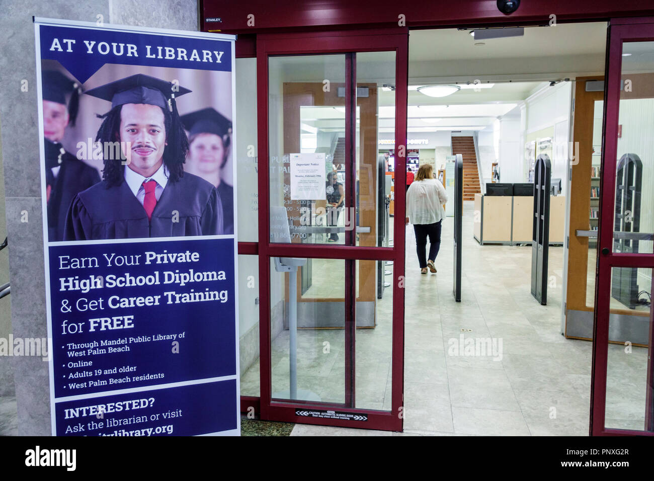Entrance To A Public Library High Resolution Stock Photography and ...