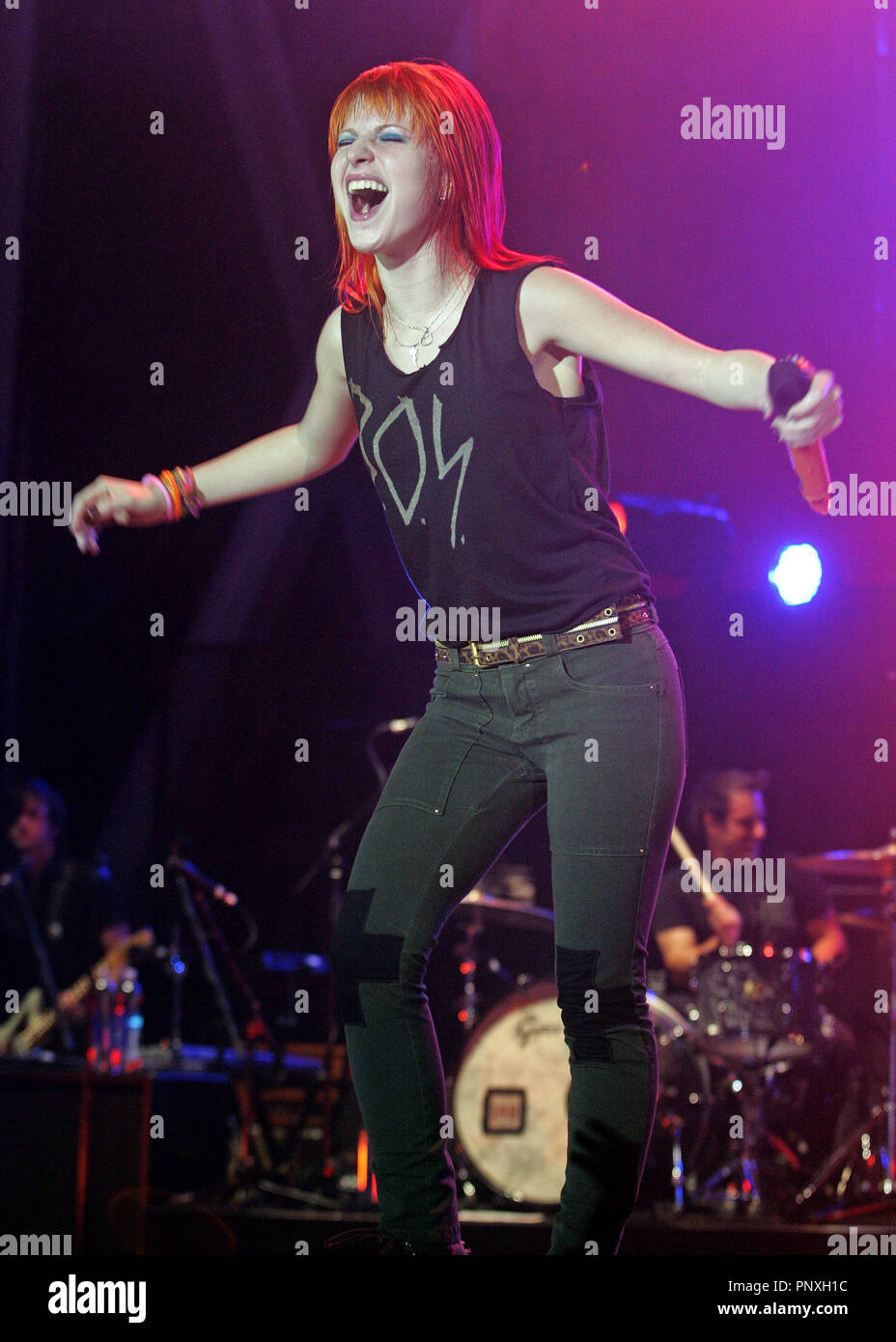 Hayley Williams performs with Paramore in concert on the 2010 Honda ...