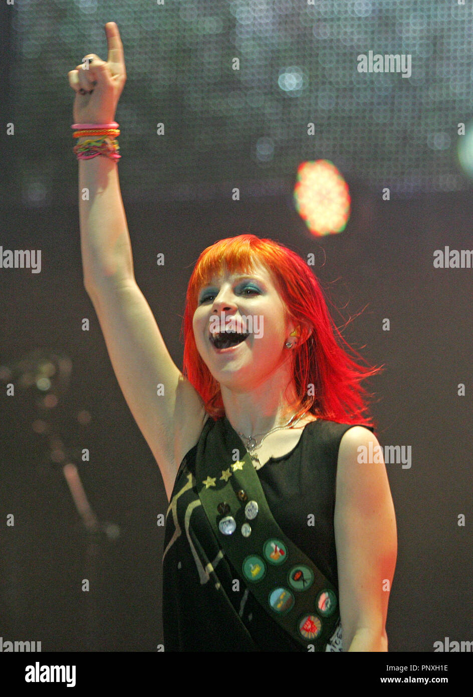 Hayley Williams performs with Paramore in concert on the 2010 Honda ...