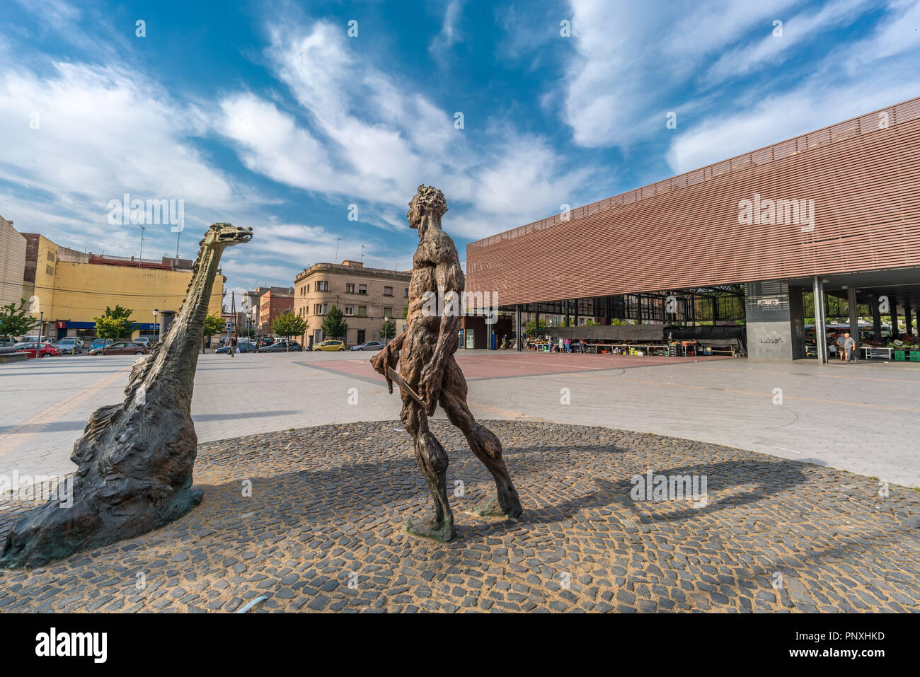 Figueras, Spain - 28 July 2018: (San Jorge y el dragon) Saint George ...