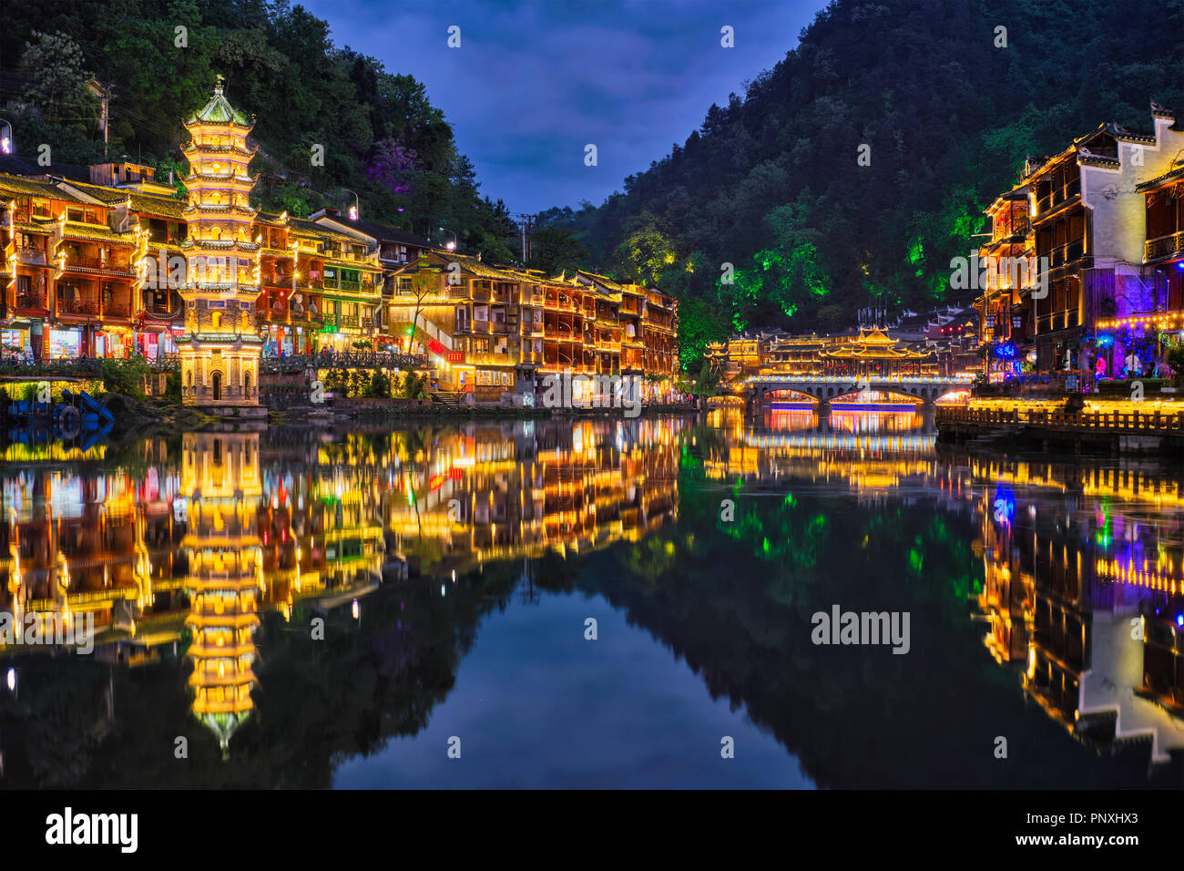 Feng Huang Ancient Town (Phoenix Ancient Town) , China Stock Photo - Alamy