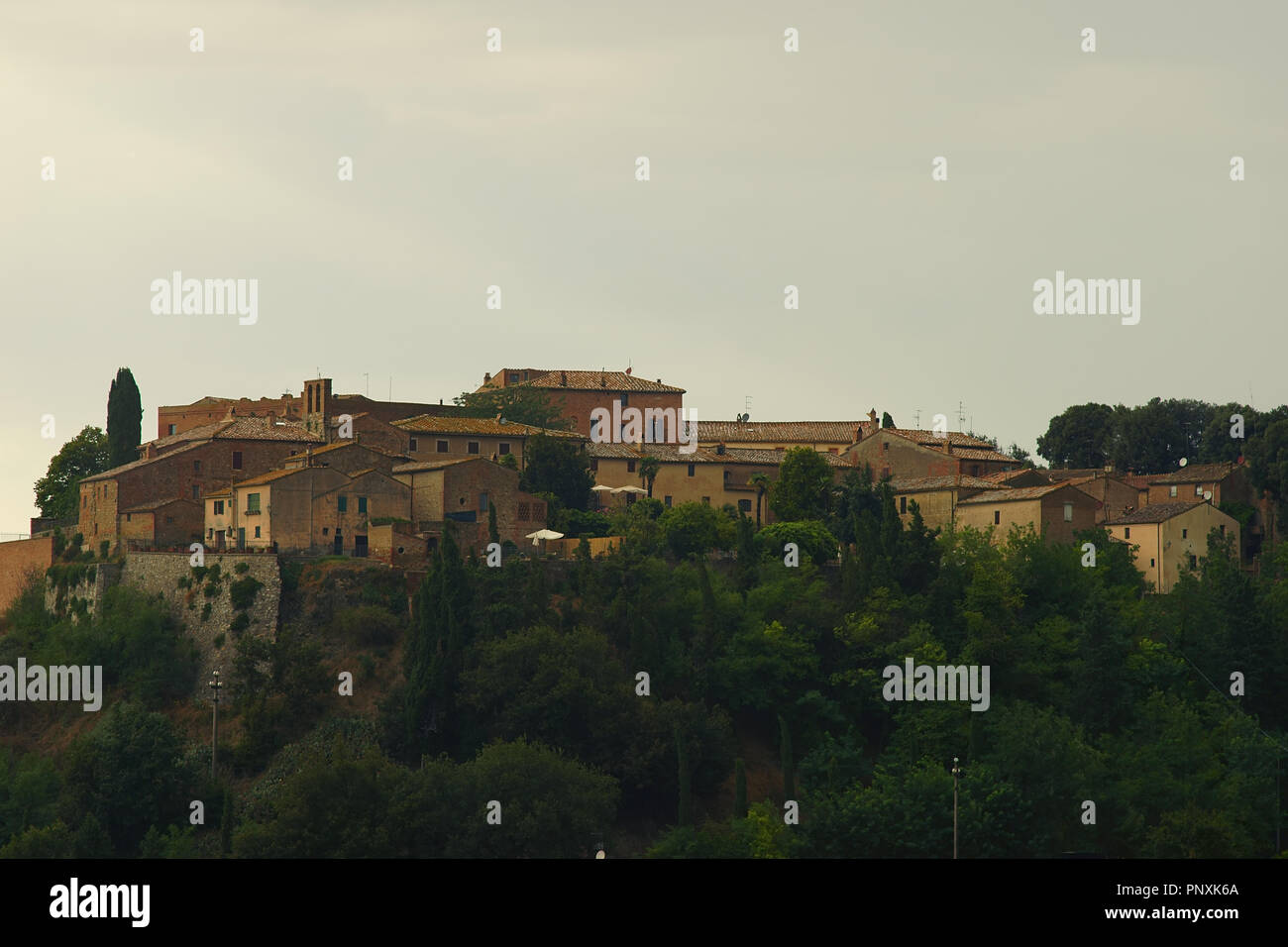 Village of San Giovanni d'Asso, Tuscany, Italy Stock Photo - Alamy