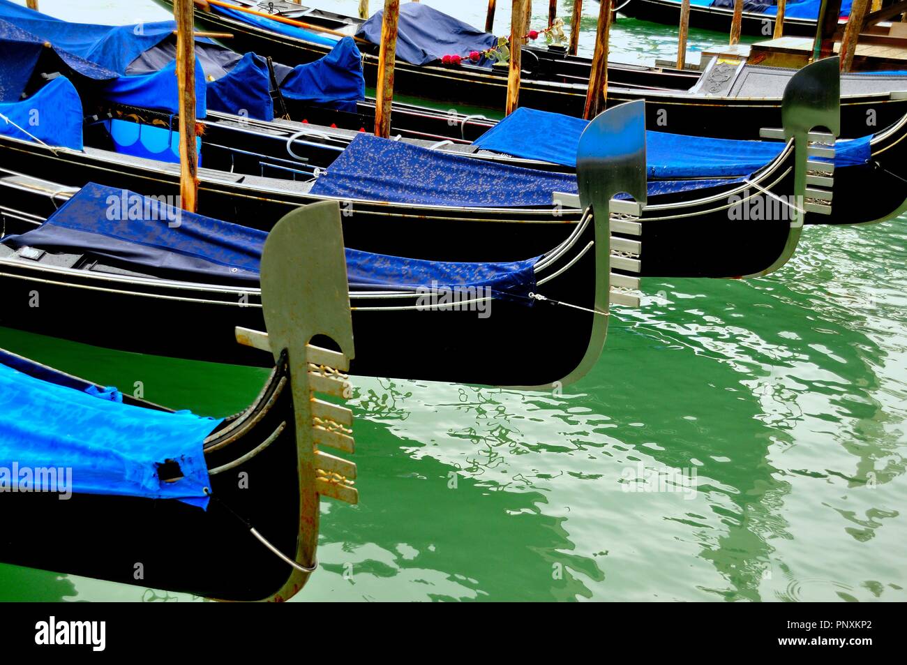 Blue gondola covers hi-res stock photography and images - Alamy