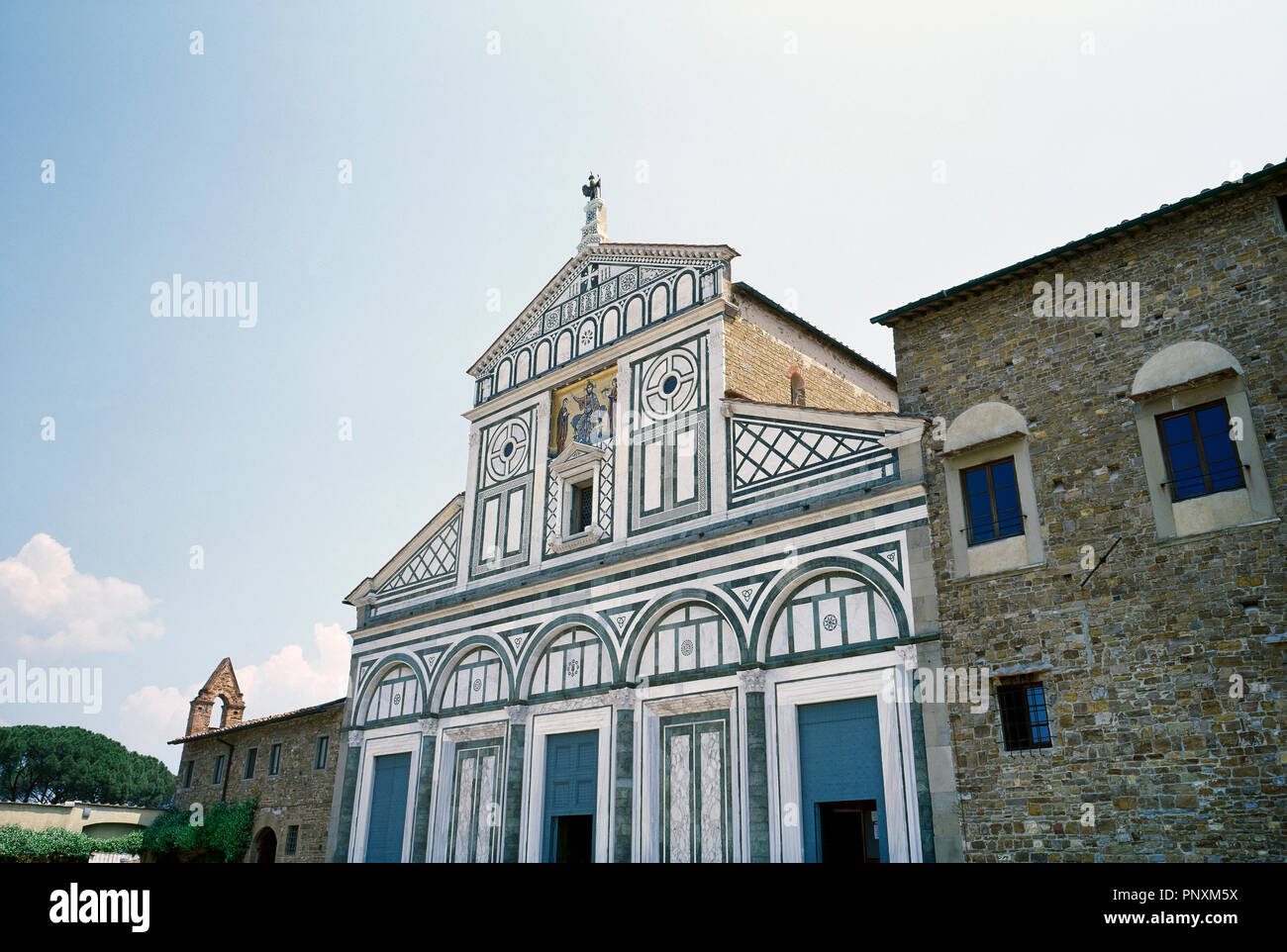Italy. Florence. San Miniato al Monte (St. Minias on the Mountain ...