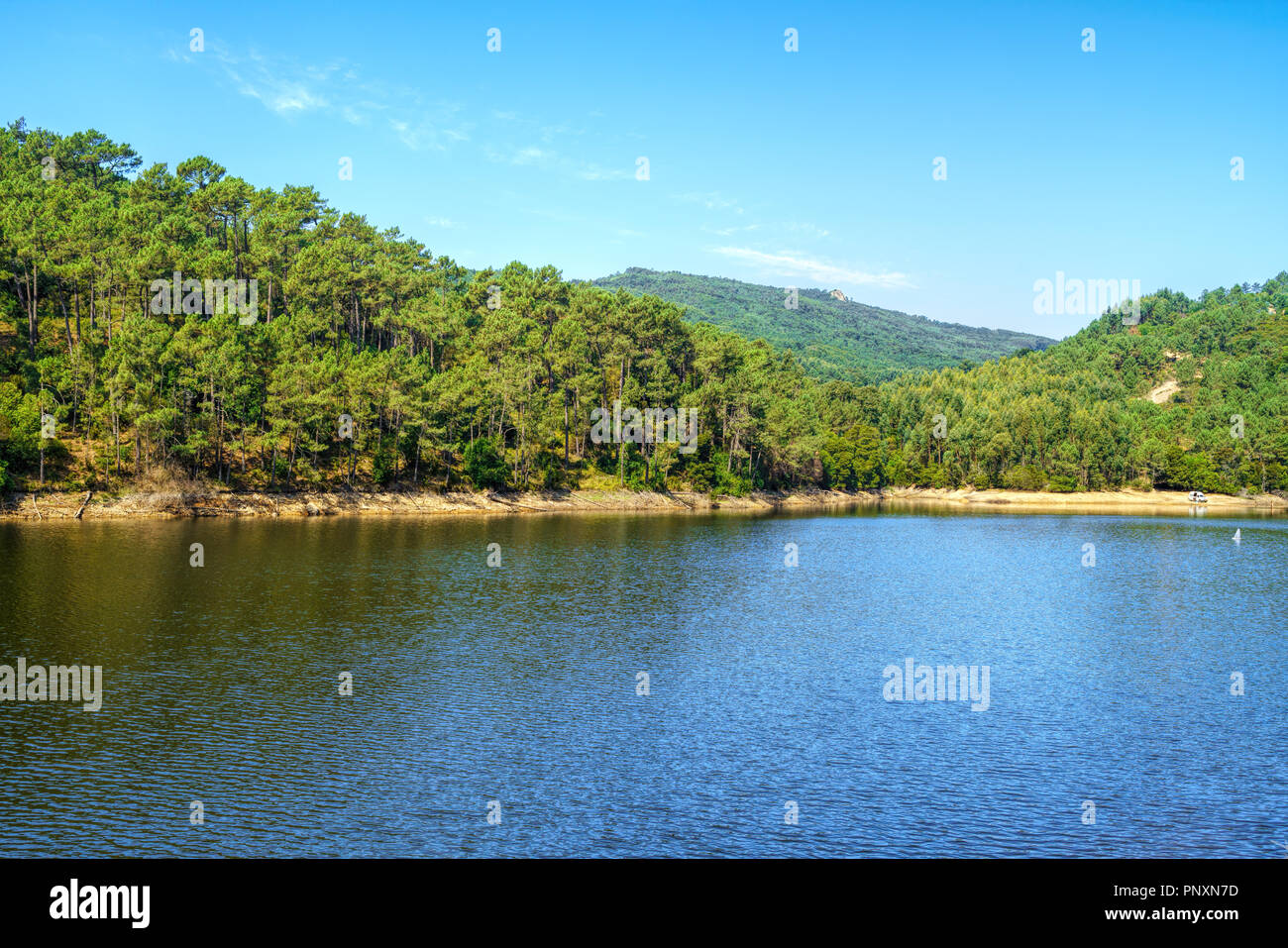 View of the Mula river water dam, in Sintra, Portugal Stock Photo - Alamy