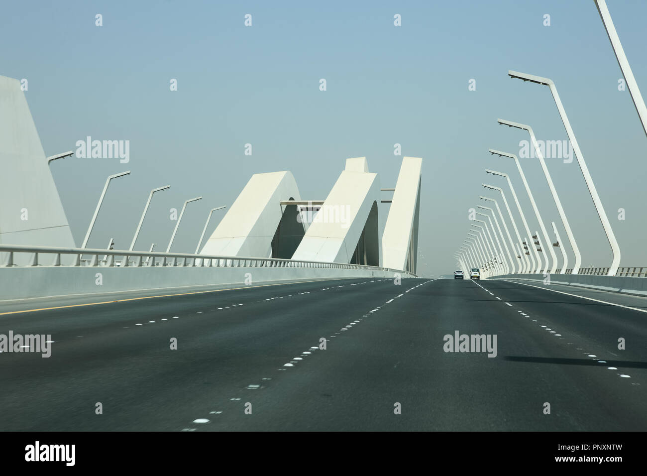 Abu Dhabi, United Arab Emirates - June 06, 2012: The Dubai-Abu Dhabi ...