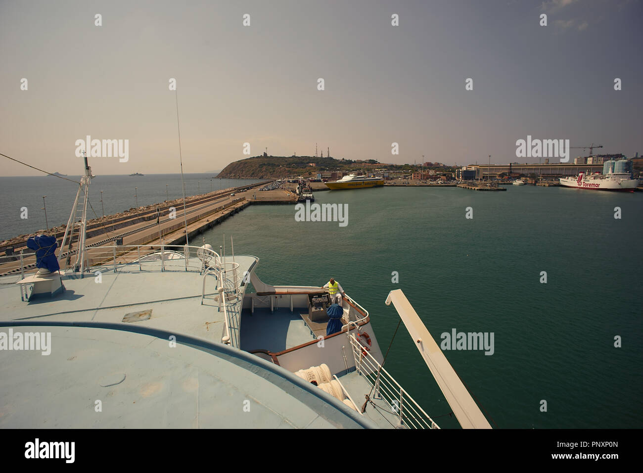 Piombino's port, Tuscany, Italy Stock Photo - Alamy
