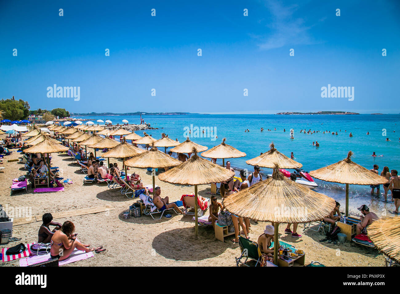Voula beach greece hi-res stock photography and images - Alamy