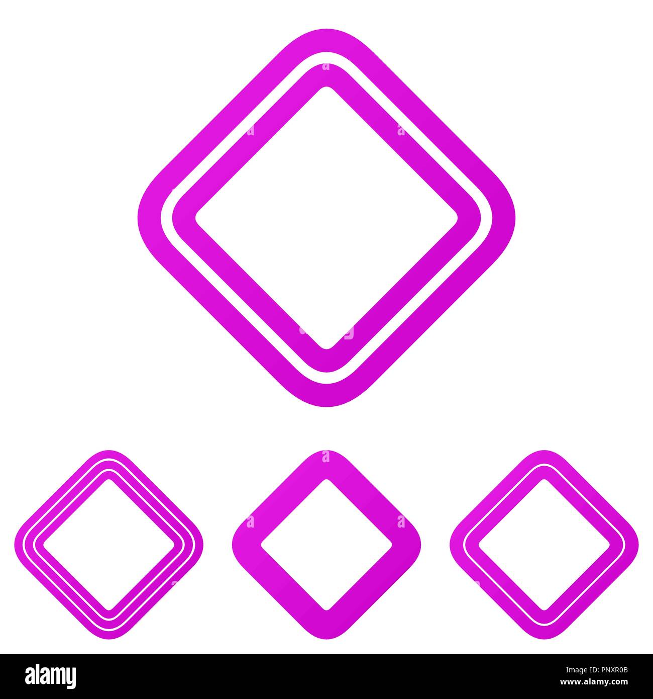 Square branding design logo Stock Vector Images - Alamy