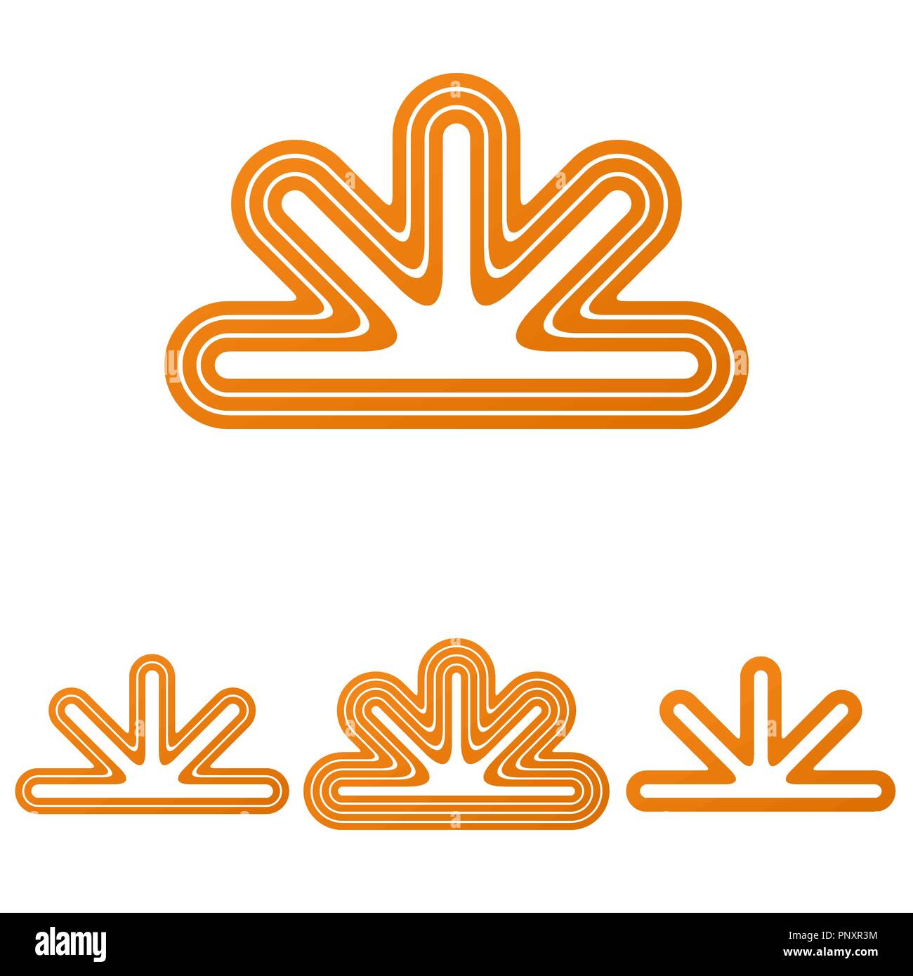 Logo orange color Cut Out Stock Images & Pictures - Alamy