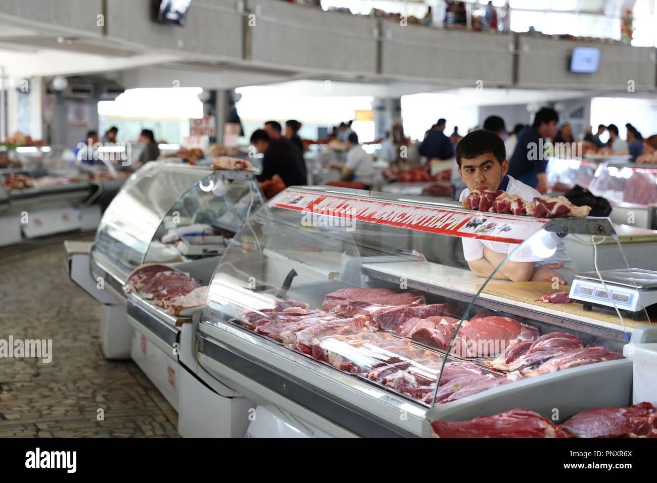 Meat seller hi-res stock photography and images - Alamy