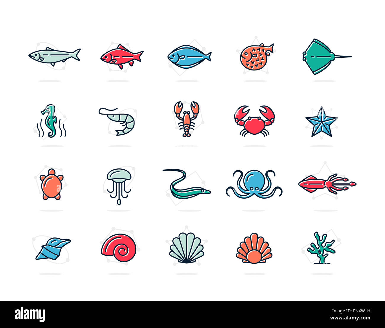 Eel and turtle Cut Out Stock Images & Pictures - Alamy