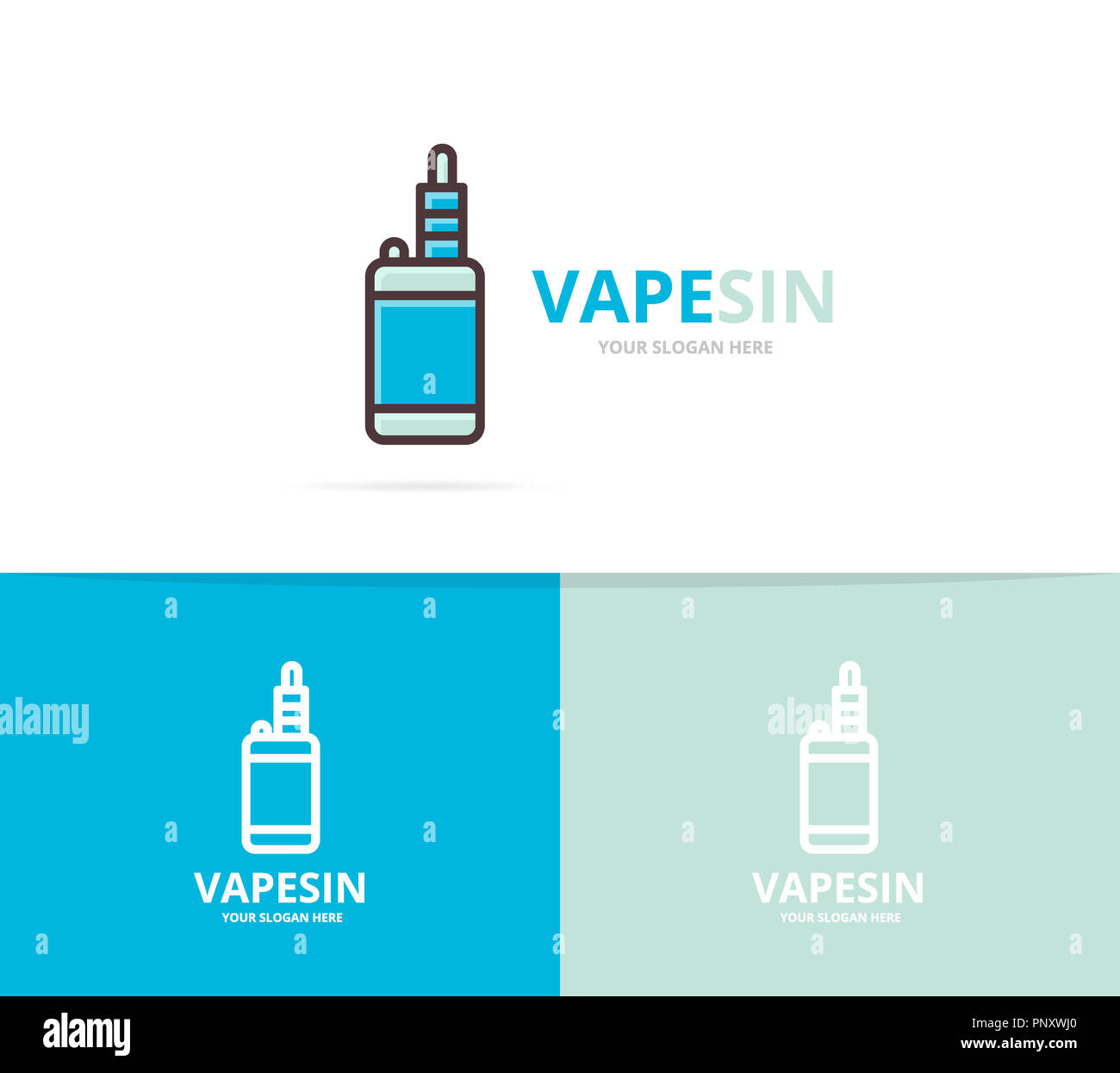 vape logo. Unique electronic cigarette and vaporizer logotype design ...