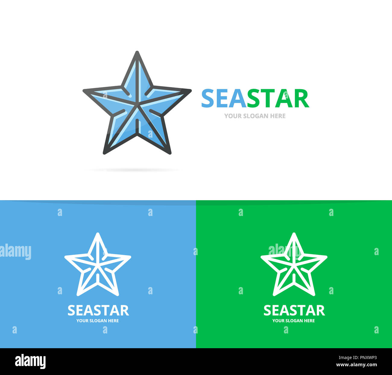 Starfish logo hi-res stock photography and images - Alamy