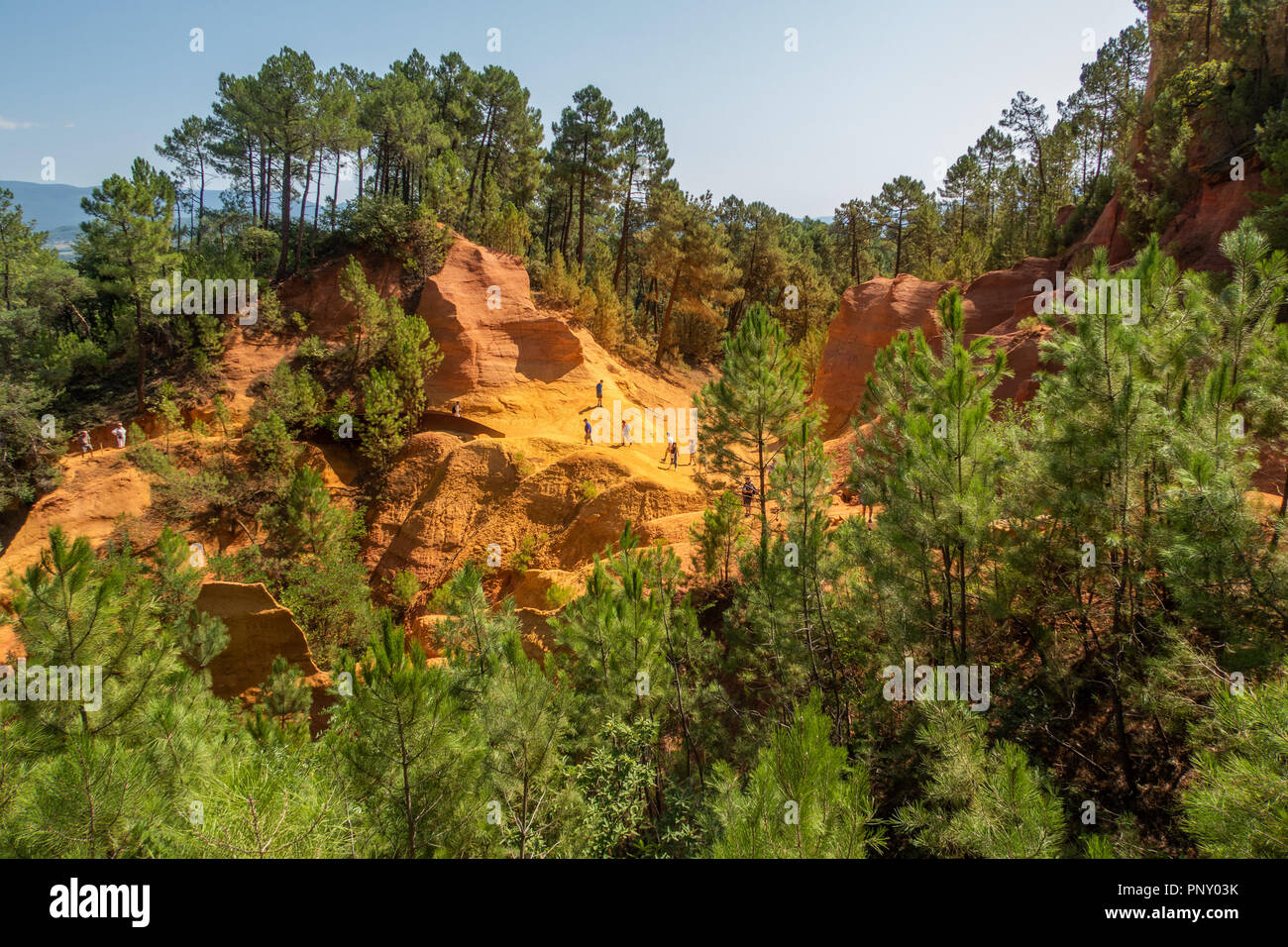 Red Rock formations at Roussillon, Provence, France Stock Photo - Alamy
