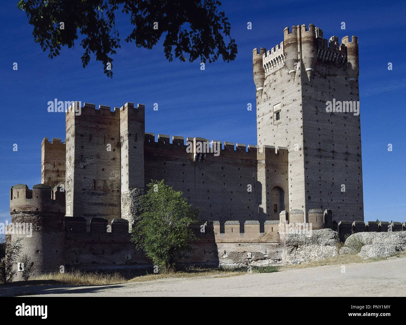 Spain. Castile-Leon. Medina del Campo. Castle of the La Mota ...