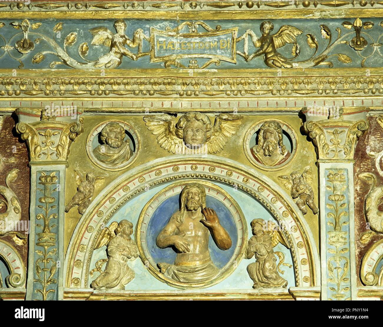 Altarpiece plateresco century xvi hi-res stock photography and images ...
