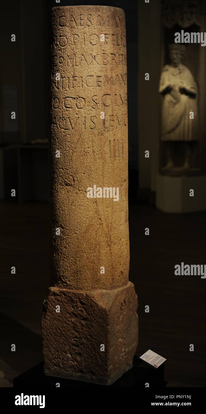 Roman milestone hi-res stock photography and images - Alamy