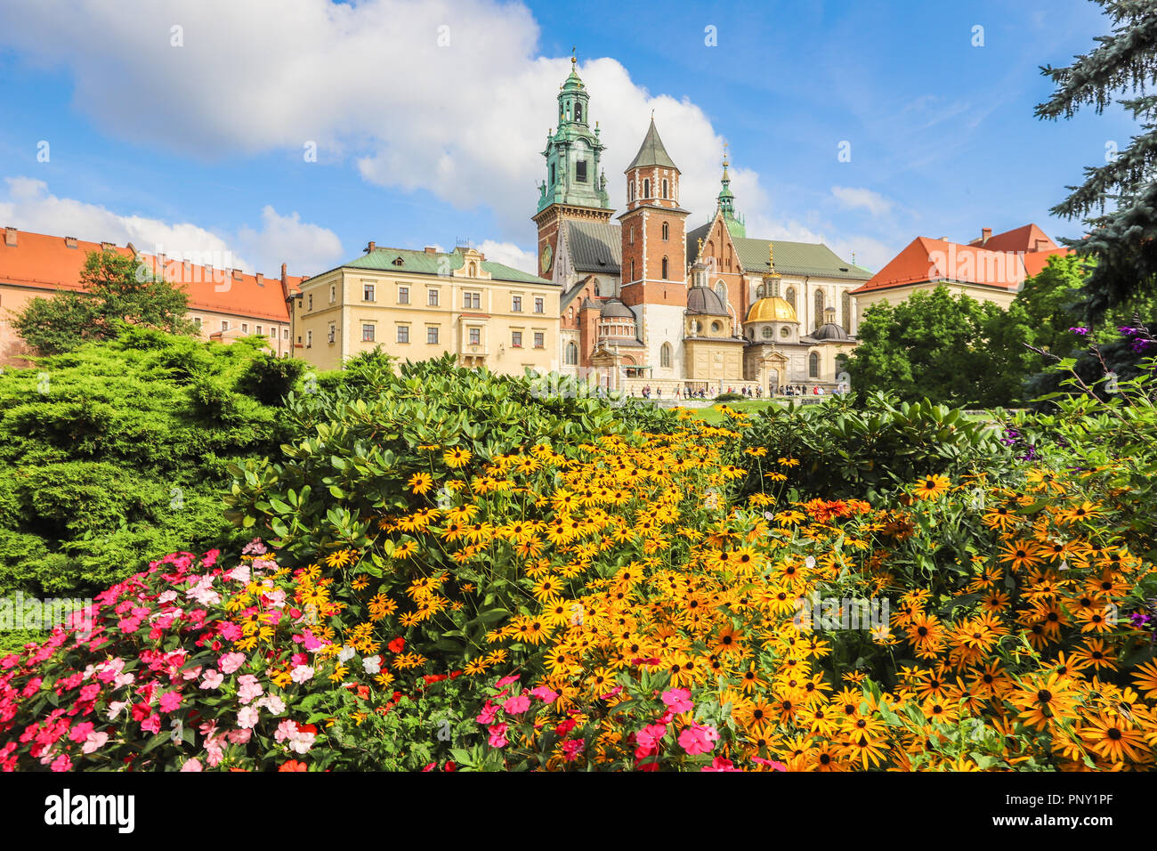 Wawel castle in Krakow Poland Stock Photo - Alamy