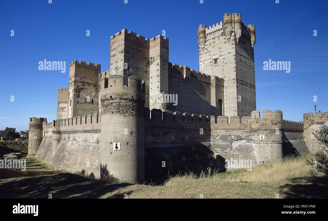 Spain. Castile-Leon. Medina del Campo. Castle of the La Mota ...