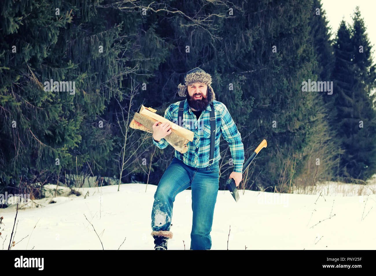 Axe Man Tree High Resolution Stock Photography and Images - Alamy