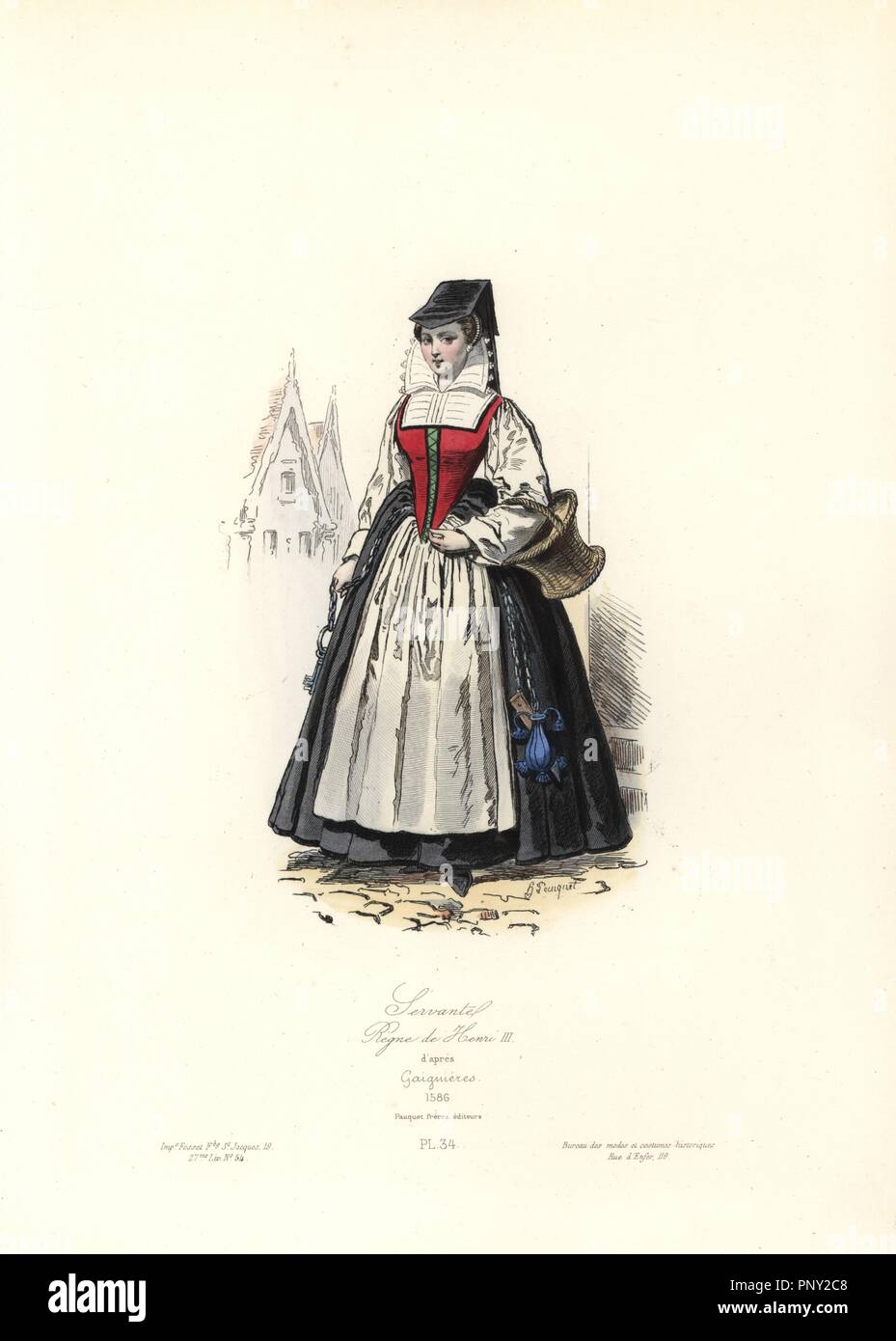 Servant woman hi-res stock photography and images - Alamy