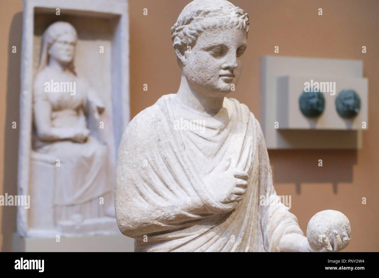 Cypriot Art Gallery in the Metropolitan Museum of Art, NYC, USA Stock ...