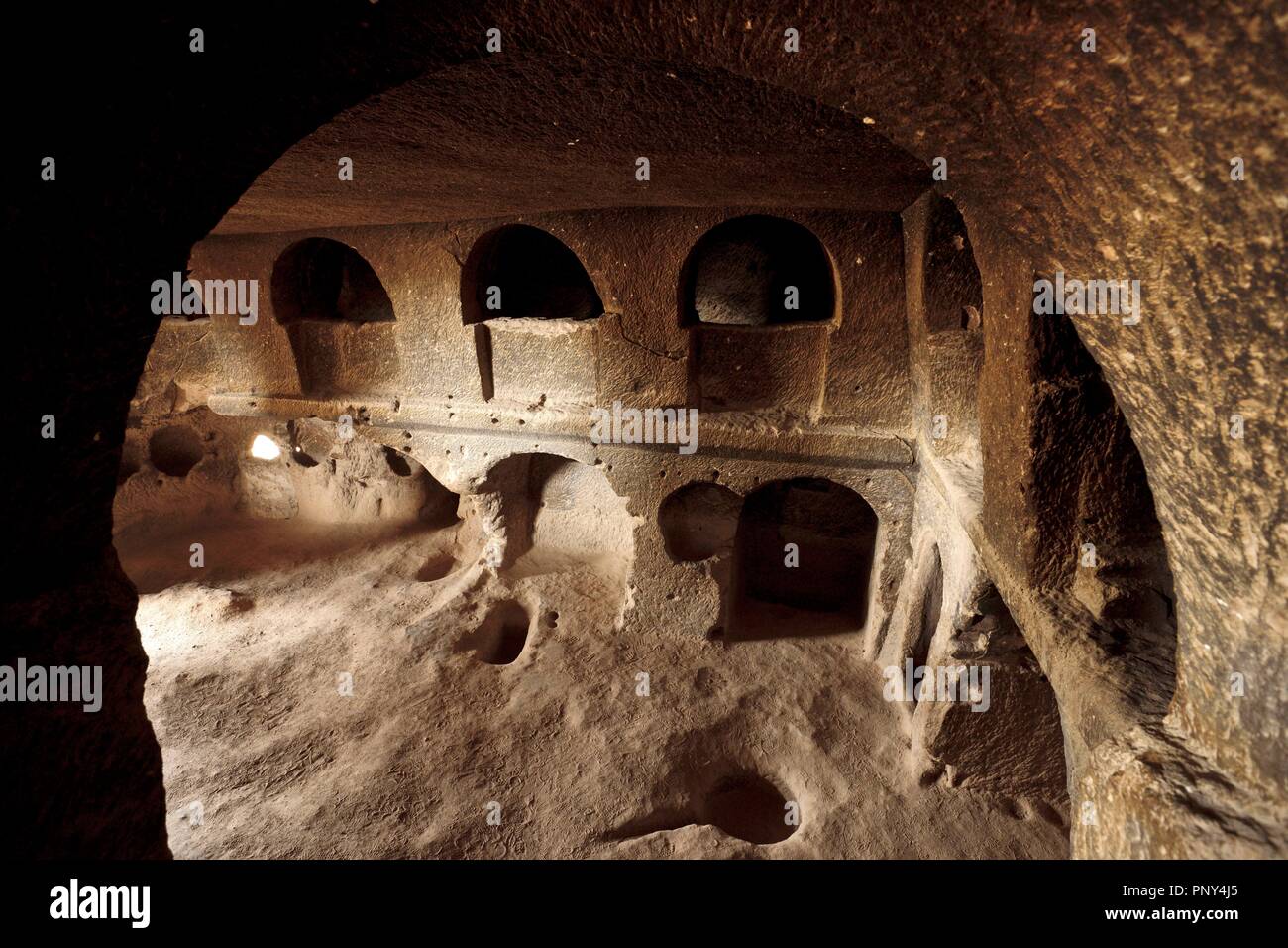 Catedral de Selime.Capadocia.Anatolia central.Turquia. Asia Stock Photo ...